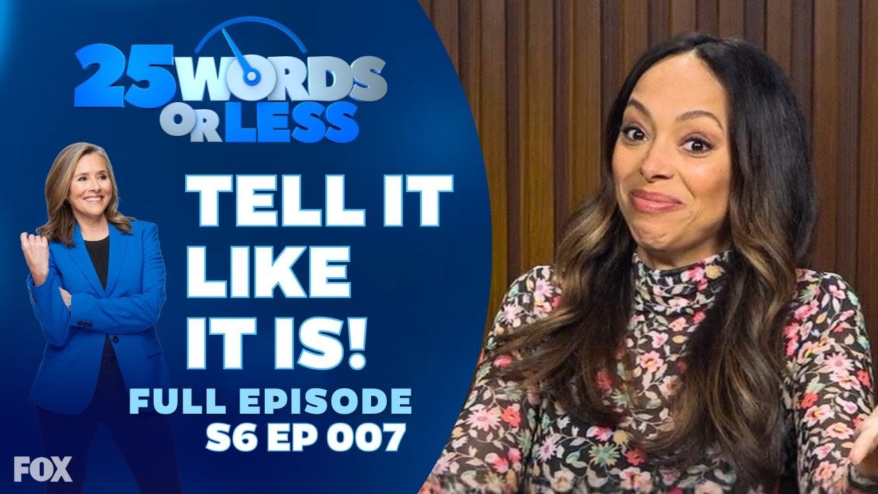 Ep 07. Tell It Like It Is! | 25 Words or Less Game Show: Amber Stevens ...