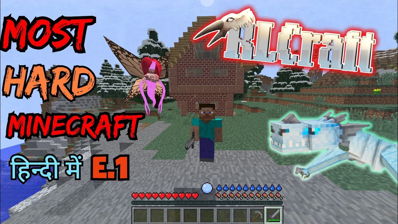 RL craft most hard Minecraft mode || how to download rl craft in mobile ...
