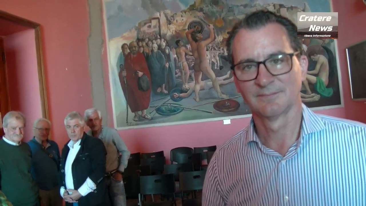 David Caprio, figlio del giudice Frank Caprio, in visita a Teano - YouTube