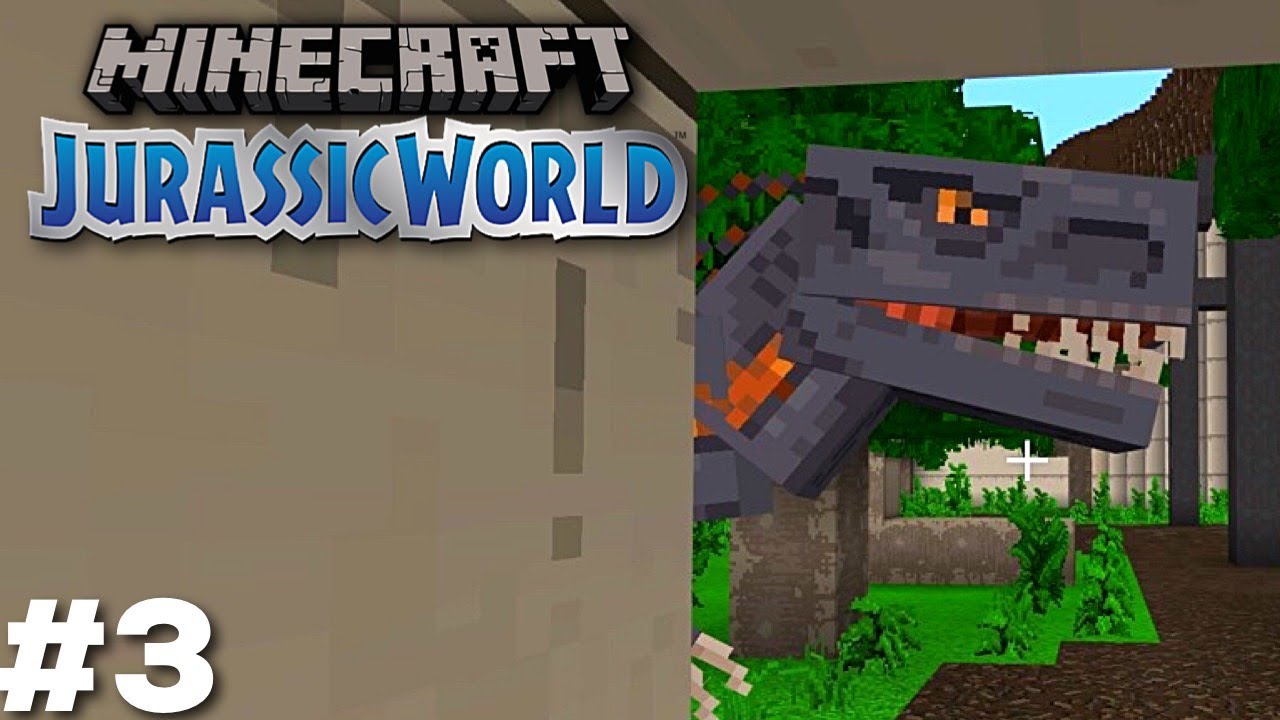 RAPTOR TRAINING! Minecraft Jurassic World Pt. 3 - YouTube