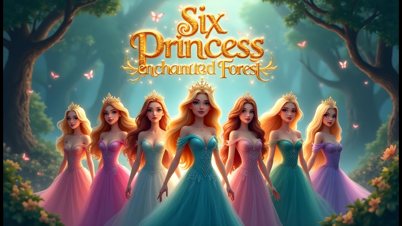 Six Princess Stories Enchanted Forest | Bed Time Stories for Kids Video ...