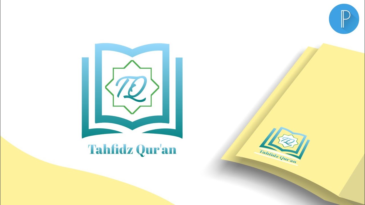 Tutorial desain logo islami untuk pondok tahfidz di pixellab - YouTube