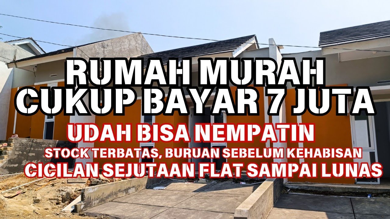 Cukup Bayar 7 Juta Langsung Bisa Nempatin Nih Rumah / Bumi Griasadi ...
