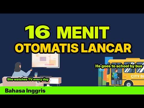 Bisa Gak? Tes 16 Menit Kalimat Kegiatan Sehari-hari (He, She, ) | Praktik Mendengarkan