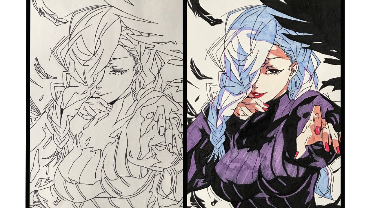 How To Draw Mei Mei From Jujutsu Kaisen - YouTube