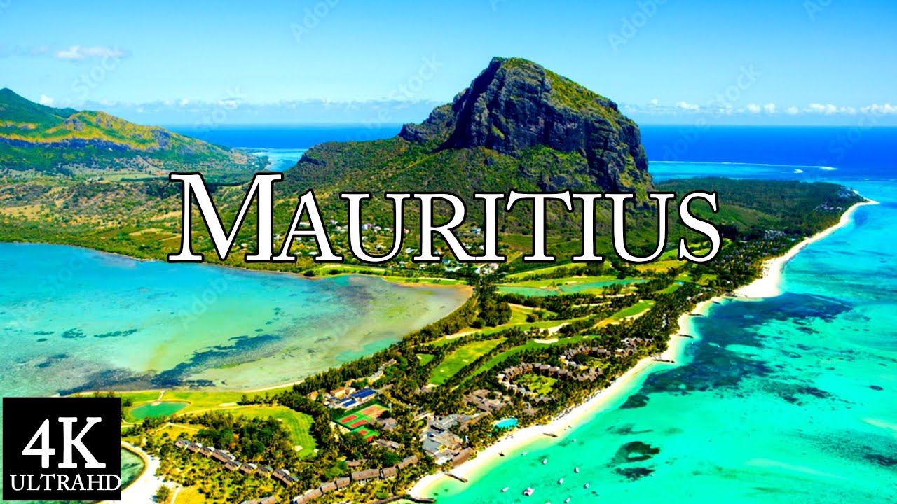Mauritius 4K - Amazing Port Louis Aerial Drone Scenery With Relaxing ...