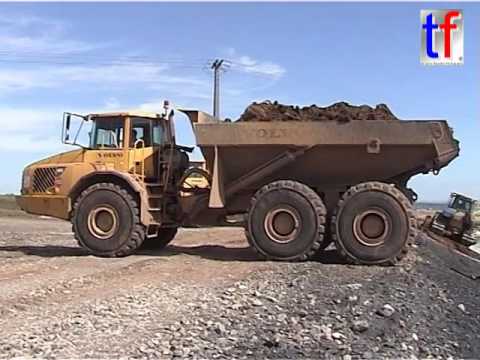 LGV Est, Lot 41: CAT D6N LGP, VOLVO A40D, ... Bourgaltroff, France, 22. ...