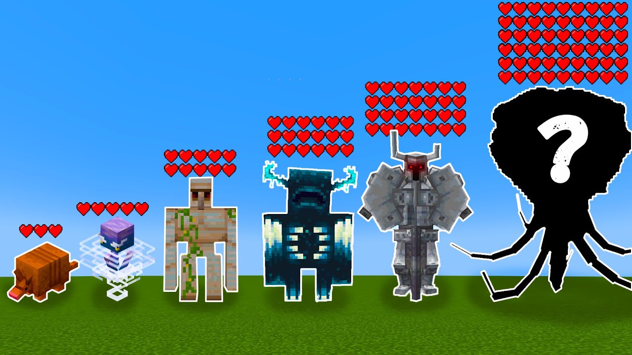 Which Bosses is Immortal? Minecraft 1.21 | Health Comparison 2023 ...