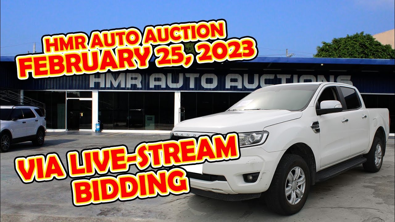 HMR Auto Auction Feb.25 2023, Via Live-stream Bidding - YouTube