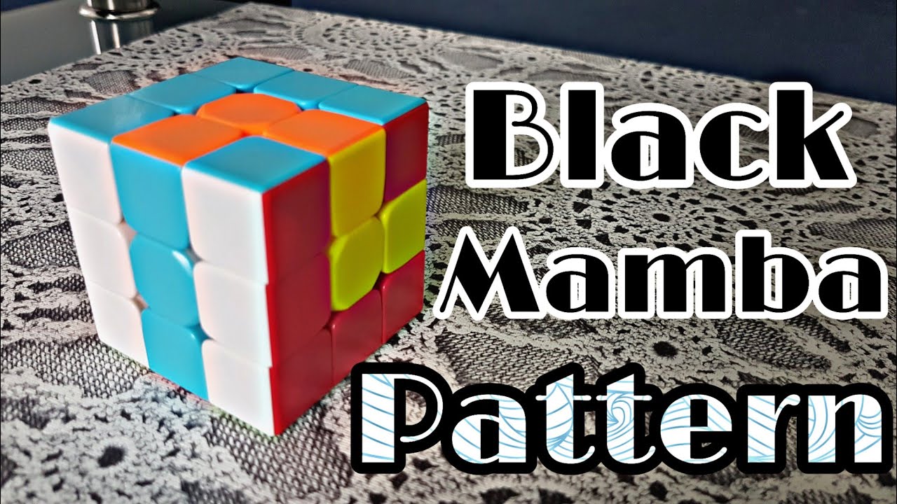 How to make Black Mamba Pattern on Rubiks Cube | Algorithms - YouTube