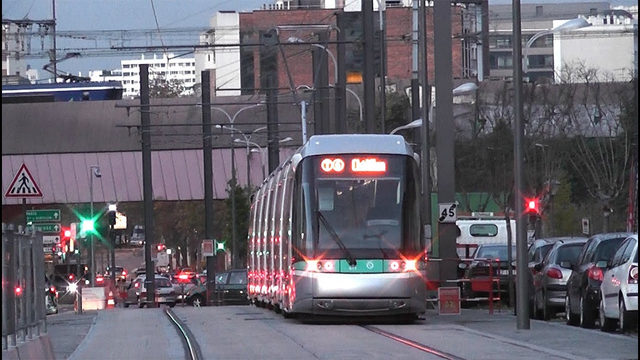 RATP Tramway T6 - Marche à blanc (2) - YouTube