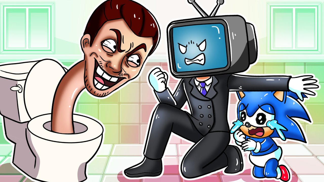 TV Man Please Save Baby Sonic - Skibidi Toilet x Sonic The Hedgehog 3 ...