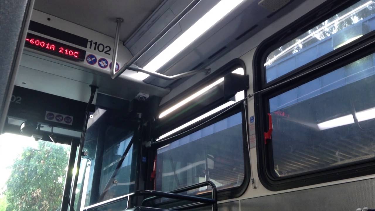 FAX Bus 1102 Startup (Gillig BRT) - YouTube