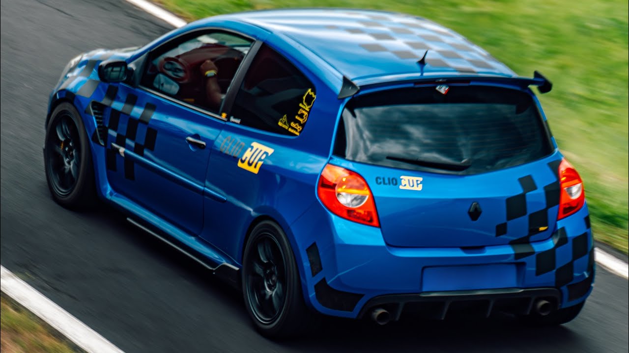 Track clio 3 rs swap circuit Issoire 12/05/2024 1 ère partie - YouTube