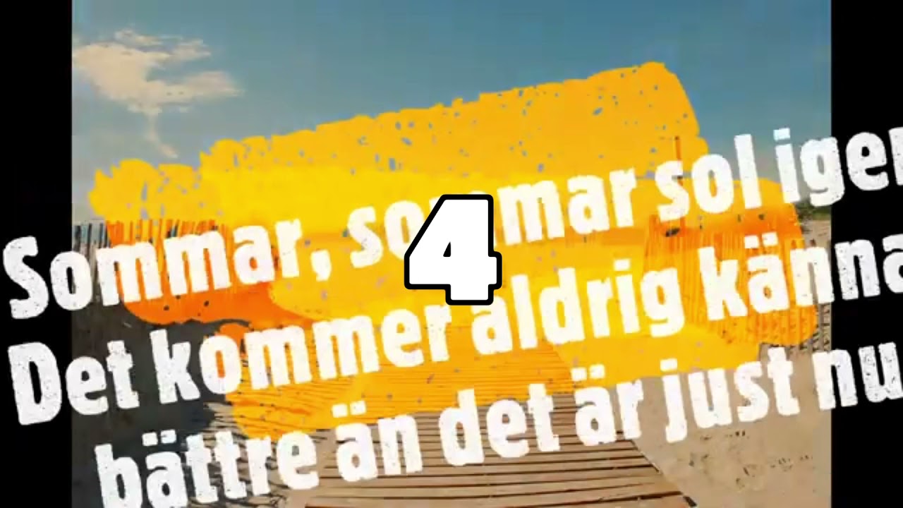 Sommar sommar sol - karaoke - YouTube