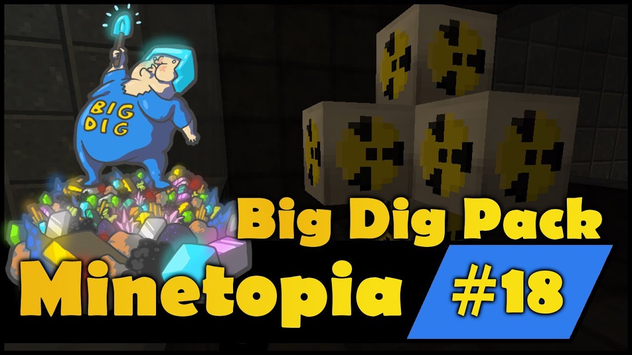 Minecraft Big Dig - Nuclear Reactor - EP18 - YouTube