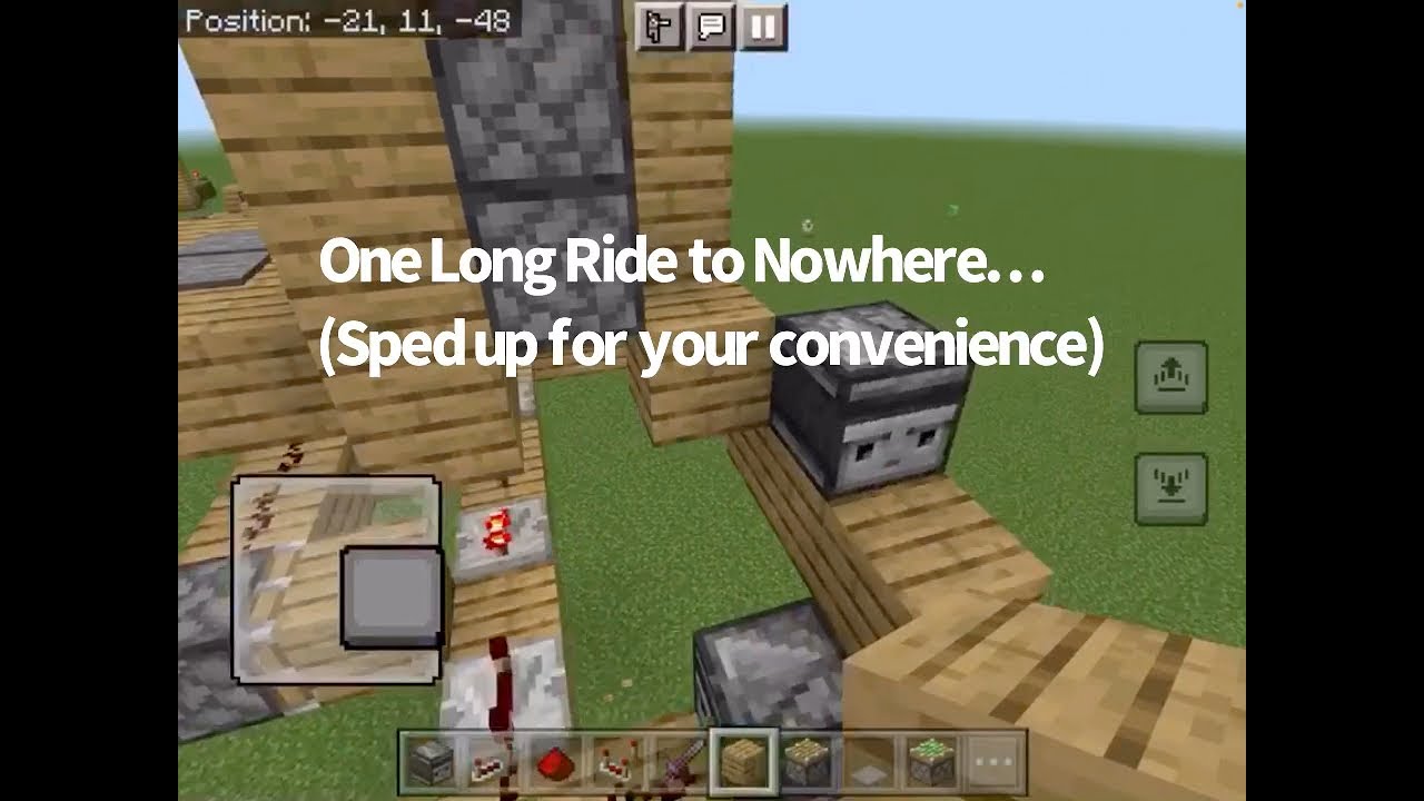 Minecraft: Building an Unnecessarily Complicated Redstone Door - YouTube