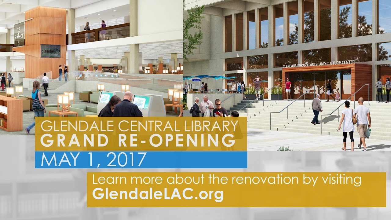 Glendale Central Library Re-Opening Promo - YouTube