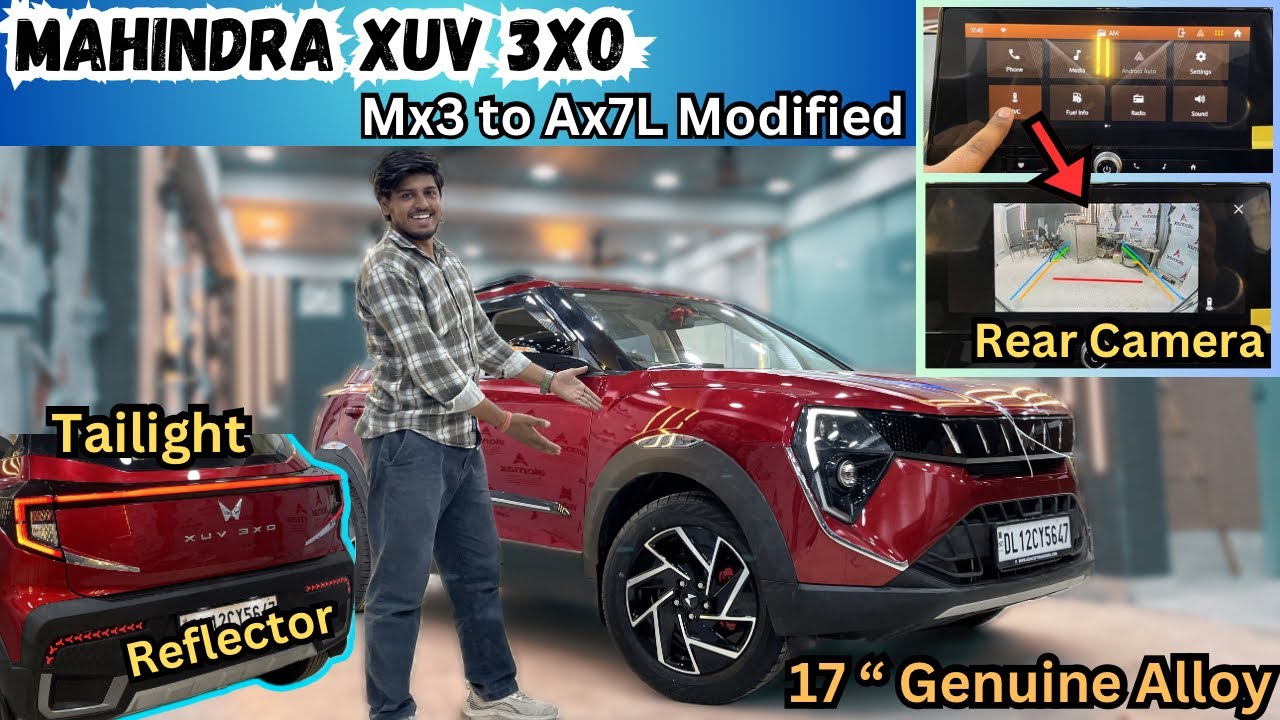 Mahindra 3xO Mx3 to Ax7L Modified💯Mahindra Xuv 3xO Modified🔥Xuv 3xO Mx3 ...
