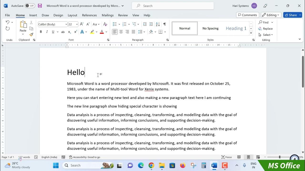 28b Formatting Text - YouTube
