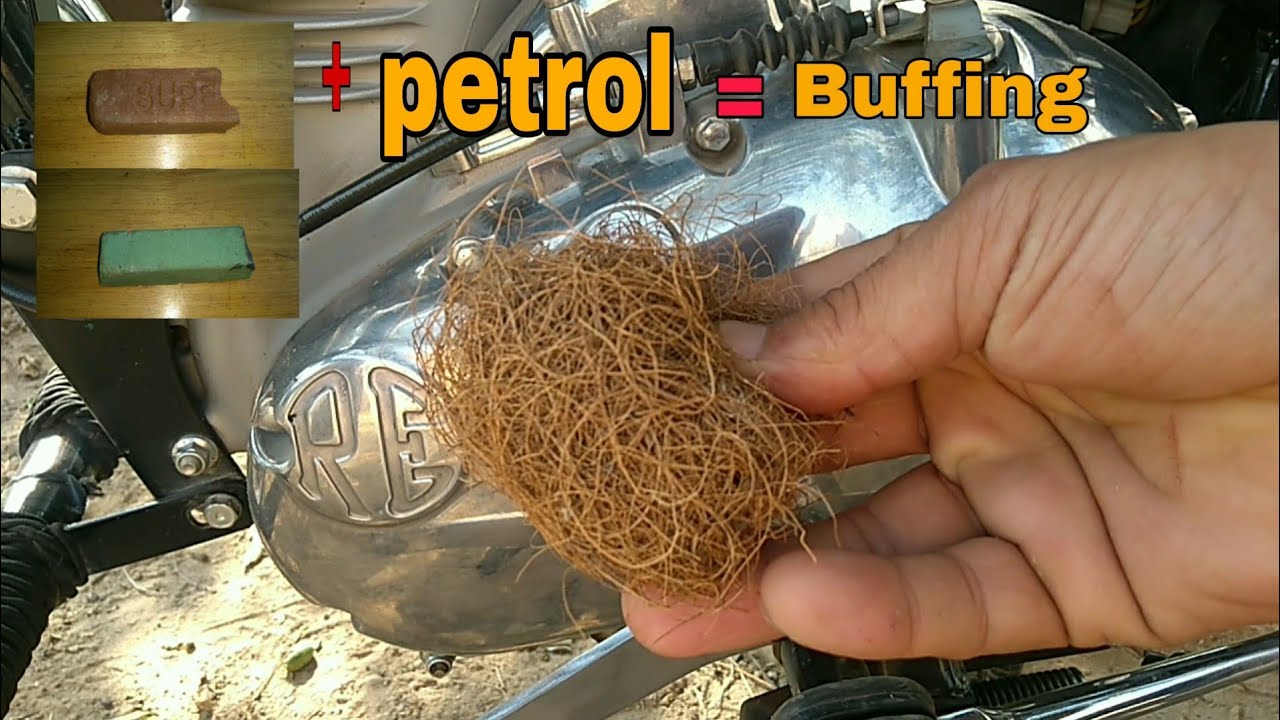 Royal Enfield | Easy technique for engine polish and buffing | DIY ...