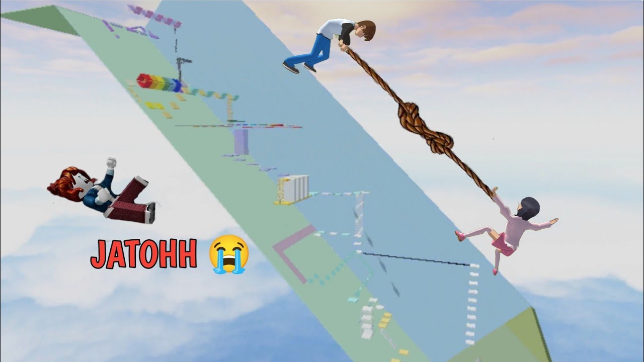 Yuta Mio Ikut Parkour Miring Di Roblox Yuta Sering Jatoh | Yuta Mio ...