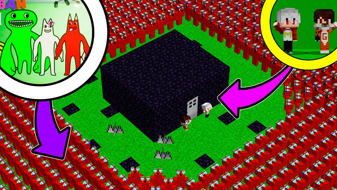 Garten Of Banban 2 Vs Casa De Obsidiana 😱 1 Millon Vs Reto De La Casa