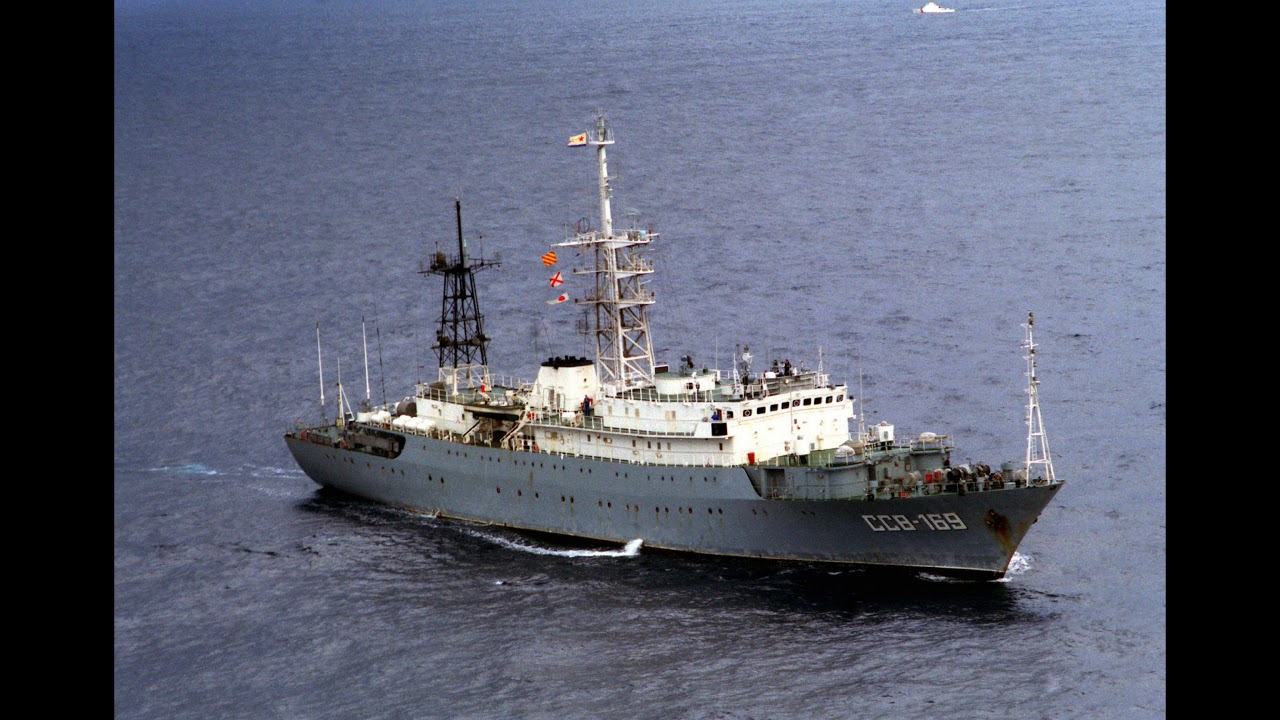蘇聯海軍 864工程 Vishnya級情報船 剪輯 Soviet navy Project 864 Vishnya-class ...