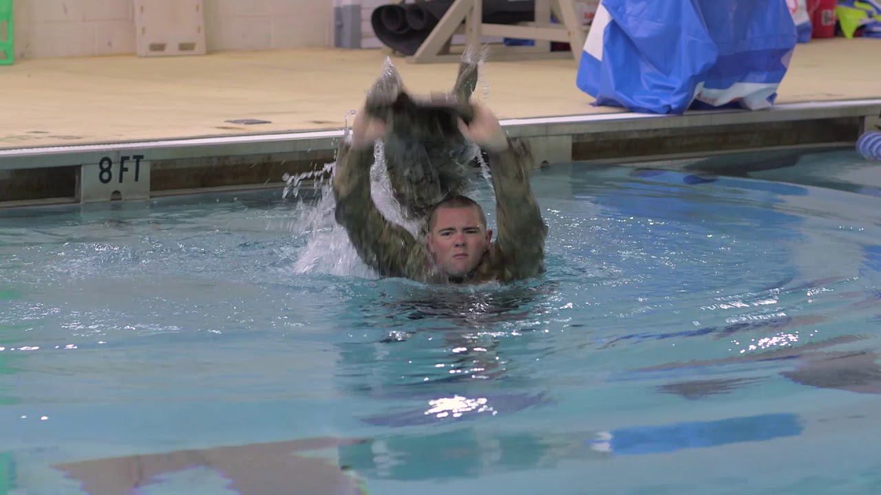Water Survivor Training Test Exercise 1 - BSS Trouser Inflation Float ...