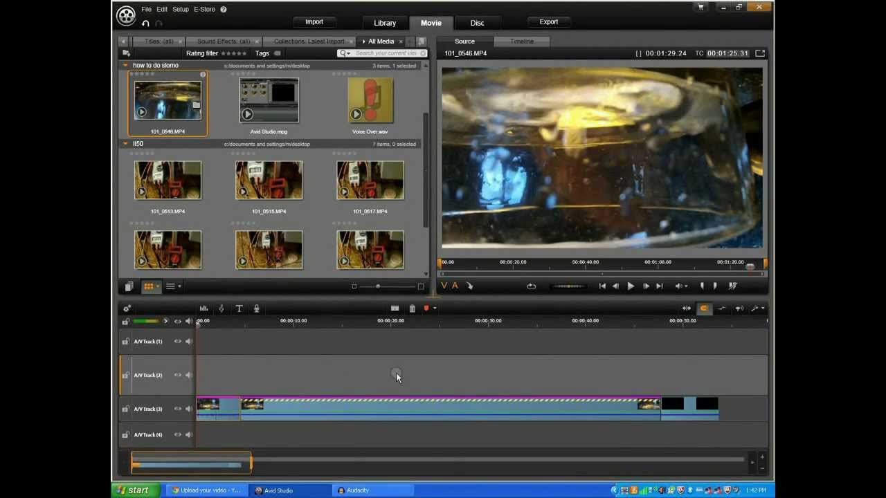 How to Create Slow Motion Video Effect in AVID Studio - YouTube