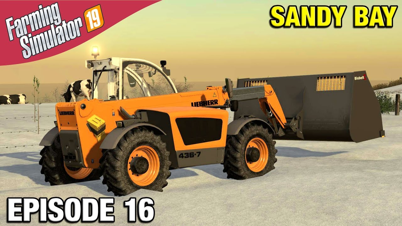 LIEBHERR CLEARING SNOW Farming Simulator 19 Timelapse - Sandy Bay ...