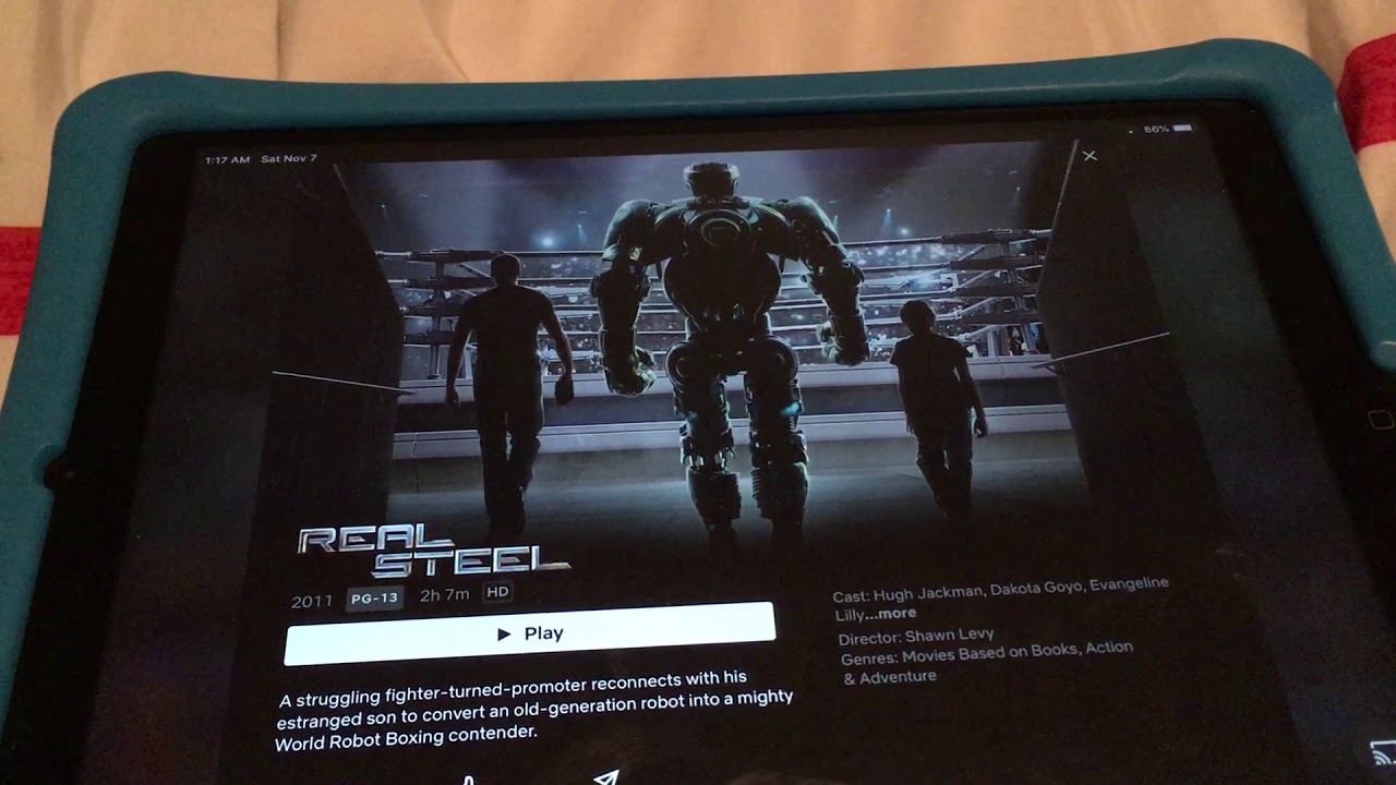 Real Steel the Movie is now on Netflix for a limited time! My Kids are ...
