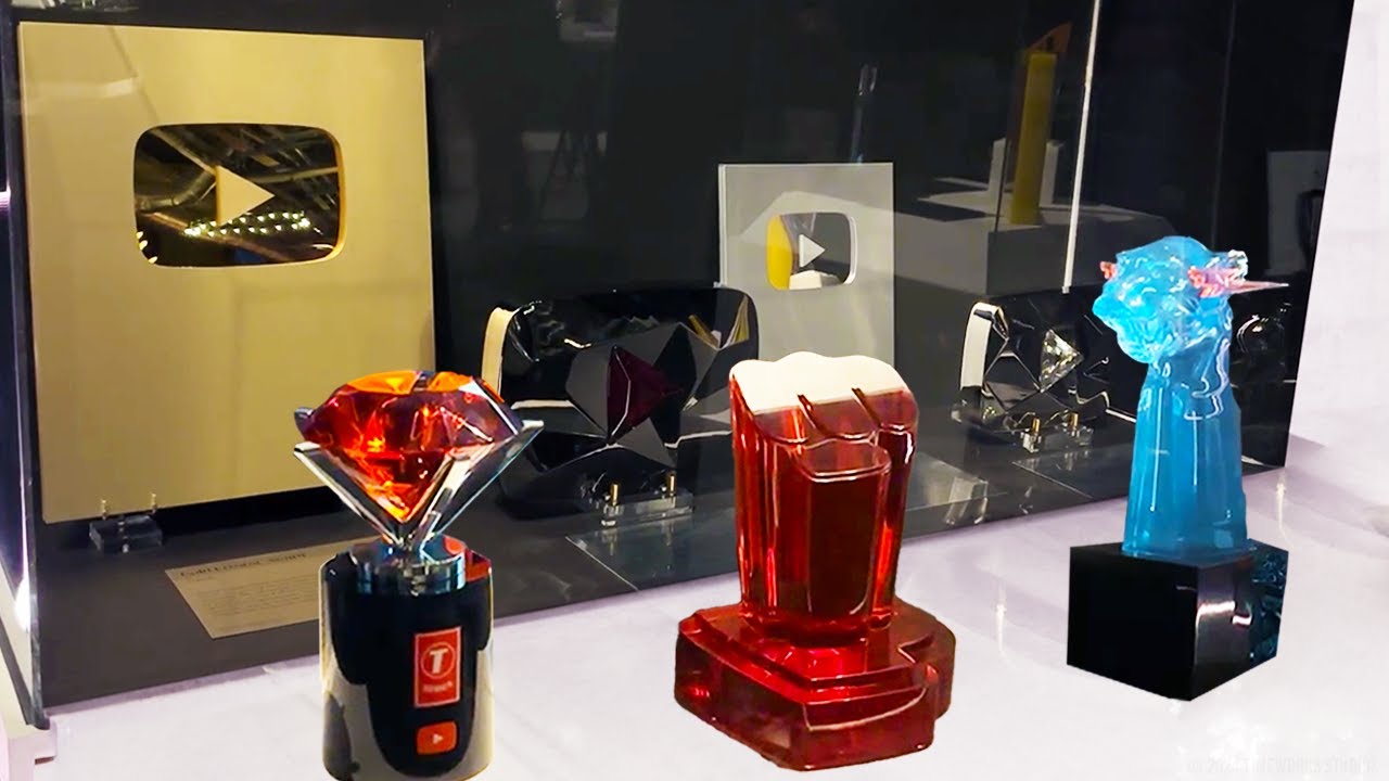 The YouTube Play Button MUSEUM (revealed!) - YouTube