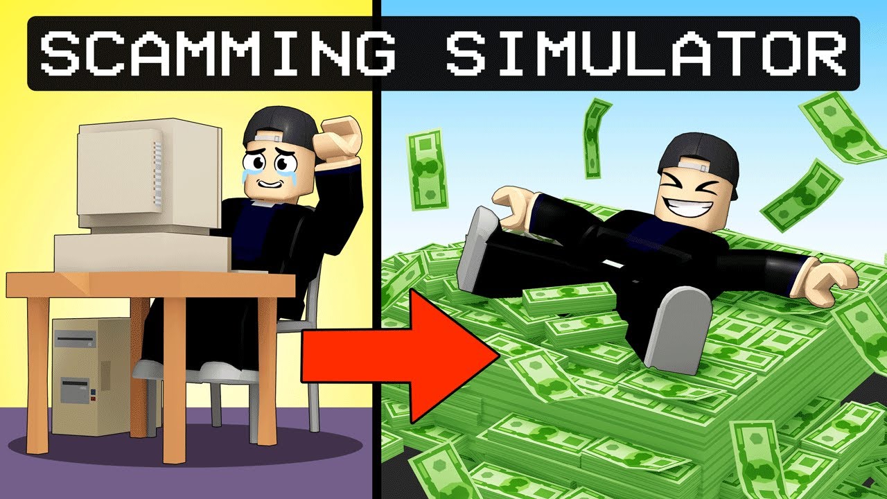 I Scammed $624,713,673 in Roblox Scamming Simulator - YouTube