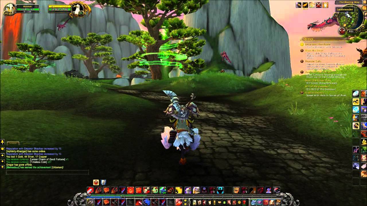 World Of Warcraft Timeless Isle Pet Hunting Rare drop :) - YouTube