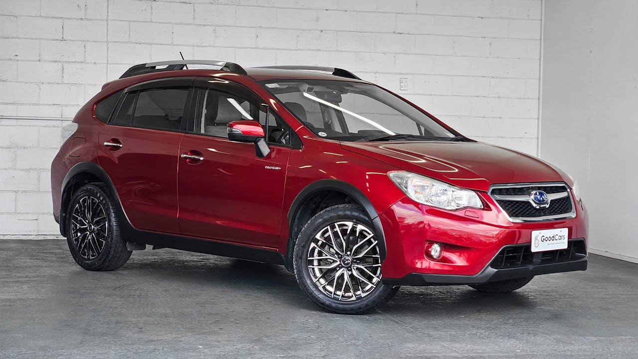 Red 2015 Subaru XV Hybrid AWD Eyesight - YouTube
