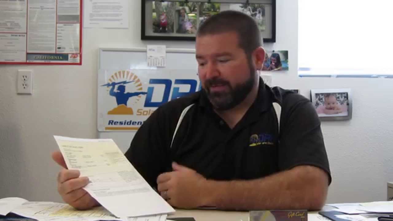 How To Read Net Metering On Your Electric Bill - YouTube