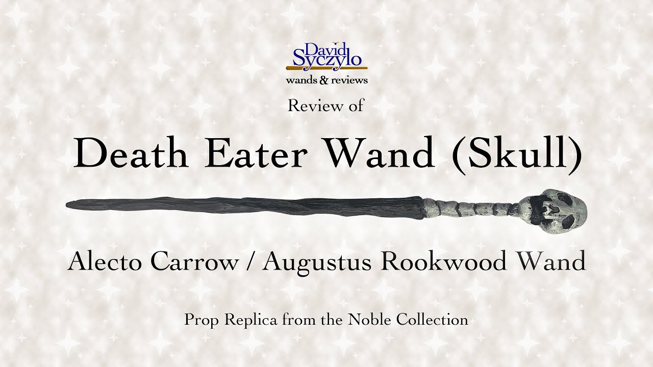 Death Eater Skull Wand - The Noble Collection - YouTube