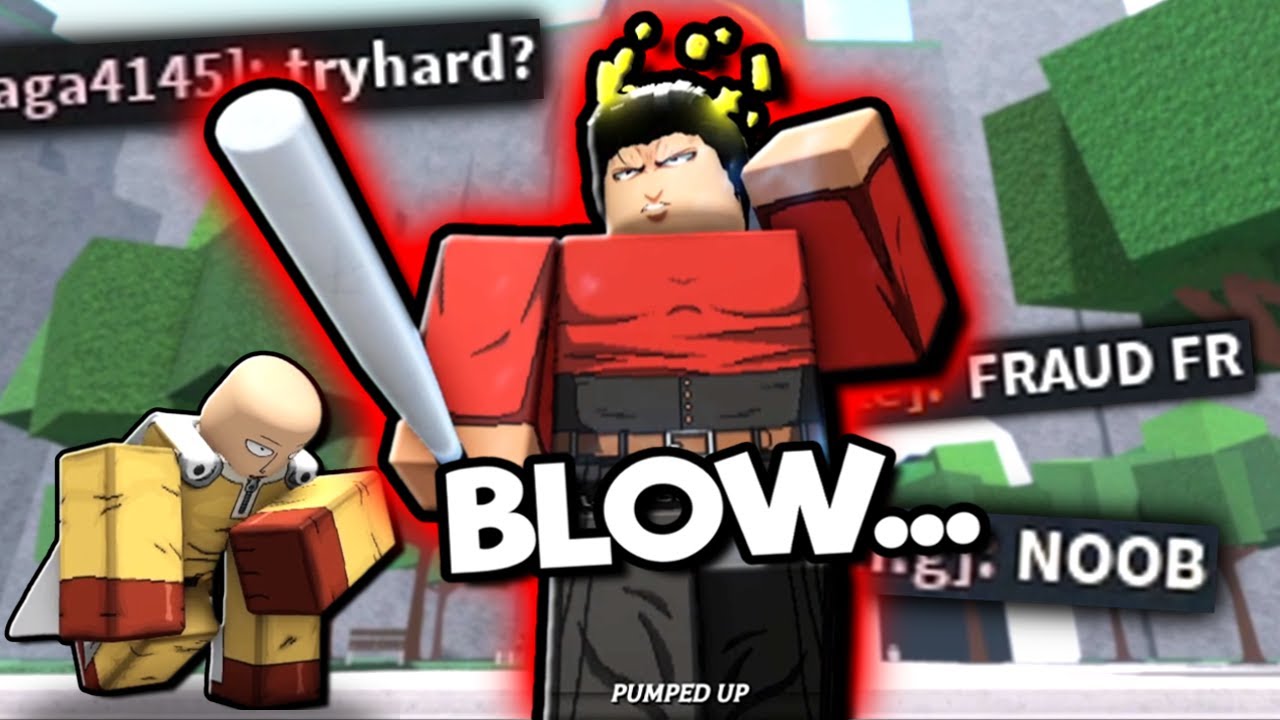 Abusing DEATH BLOW COUNTER with Metal Bat in Roblox The Strongest ...