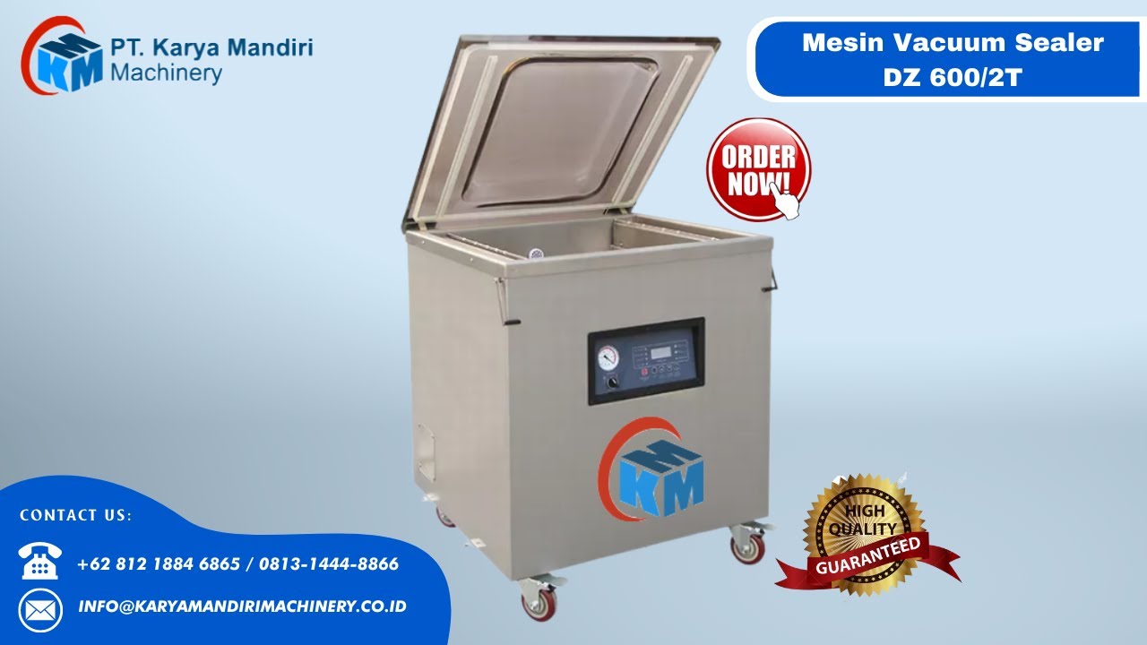 Mesin Vacuum Sealer DZ-600/S Single Chamber Vacuum Packaging Machine ...