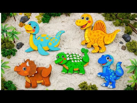 Clay Dinosaur Puzzle Adventure 🦖🎨 Match and Build Baby Dinos