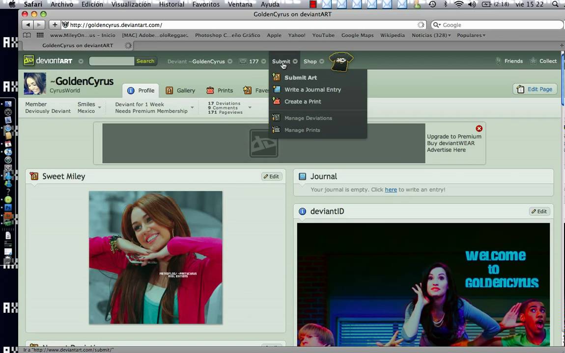 Como subir fotos a DeviantART - YouTube