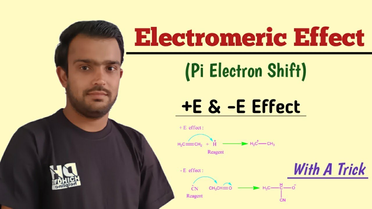 Electromeric Effect In Hindi || +E Effect & -E Effect || Organic ...