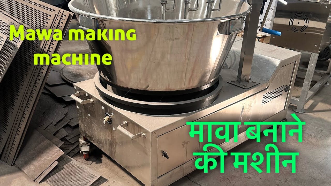 Stainless steel mawa making machine 📲 +91 89628 26650 - YouTube