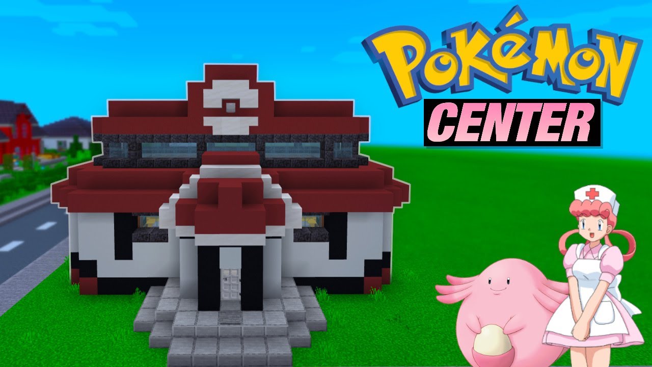 Minecraft Pokémon Center | Tutorial für deine Pokémons 🐱‍👓 - YouTube
