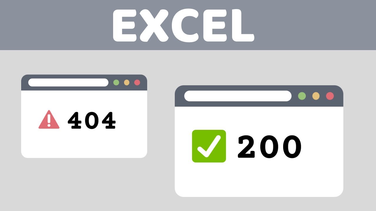 How to get HTTP Status codes 200 and 400 with Excel | Networking | Tech ...