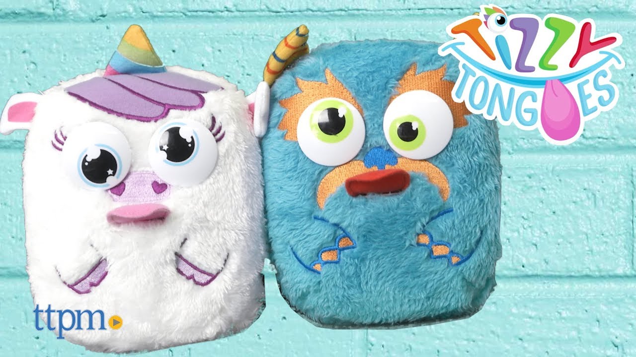 Tizzy Tongues Unicorn and Monster from Mattel - YouTube
