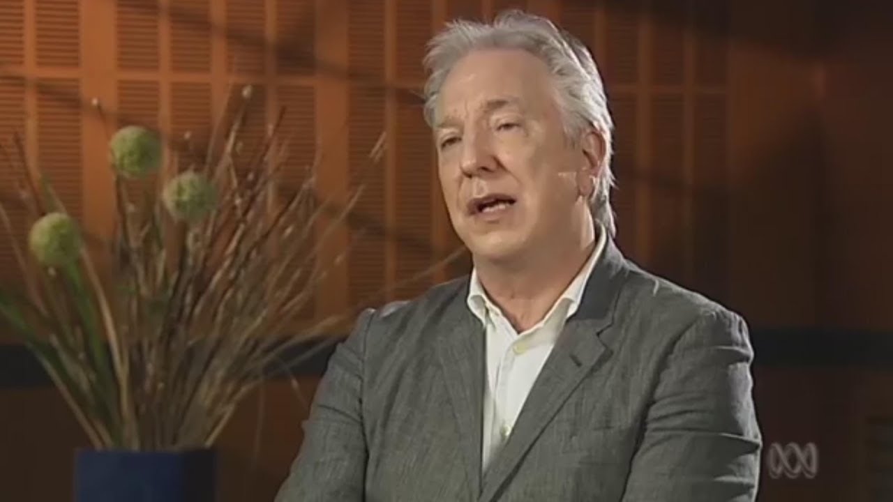 Unintentional ASMR Alan Rickman and his Deep Voice - YouTube