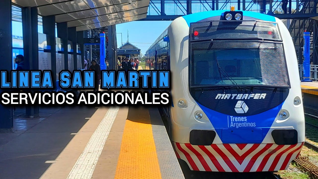 LINEA SAN MARTIN, Nuevos Servicios Adicionales entre Pilar y Dr Cabred ...
