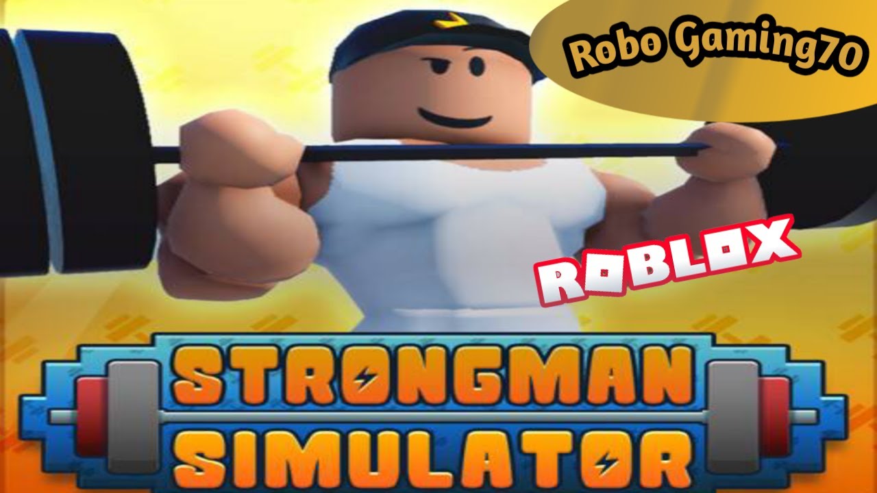 Roblox Strongman Simulator | gain energy | dragging items | use gym ...